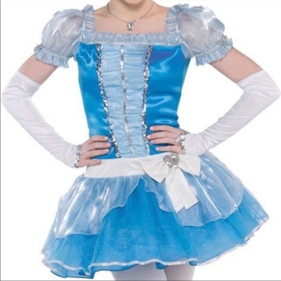 Disney | Dresses | Disney Cinderella Costume Junior Dress L | Poshmark